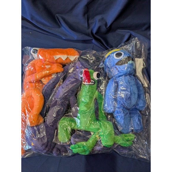 Toys | 4pk Rainbow Friends Kids Soft Rainbow Friends Plush Toys Rainbow ...